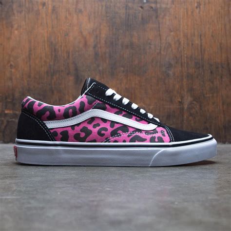 Vans Men Old Skool Leopard Pink