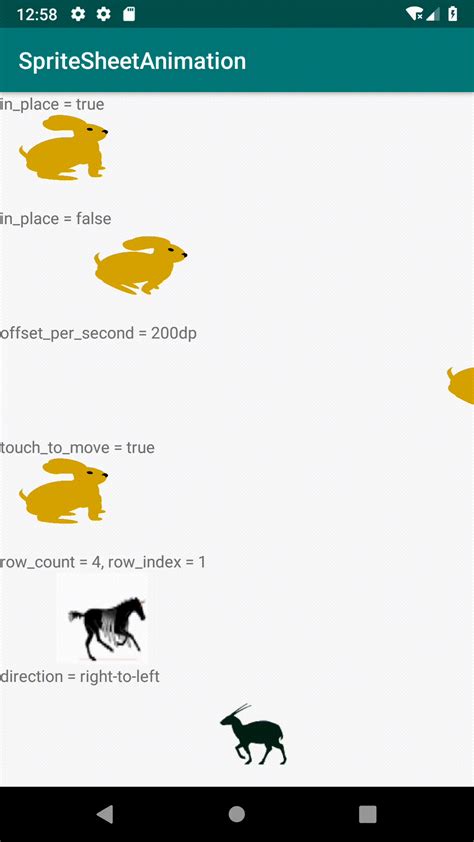 Spriteanimationview：一个用于播放精灵图动画的组件 玩android
