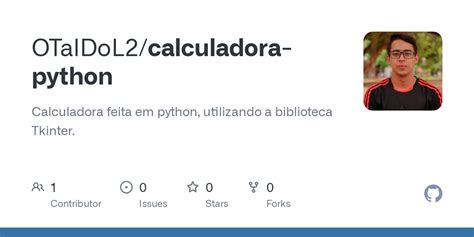 GitHub OTalDoL2 Calculadora Python Calculadora Feita Em Python
