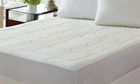 Memory Foam Gel Infused Mattress Pad Groupon