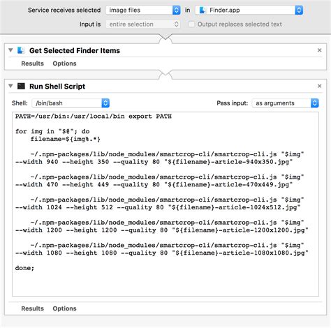 smartcrop js macos service — automating content aware image cropping