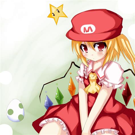 Ofukousu Flandre Scarlet Super Star Super Star Mario Mario