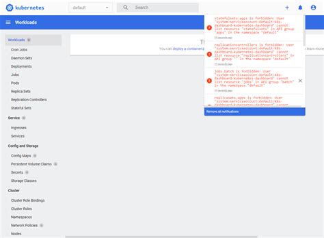 kubernetes dashboard helm installation and configuration
