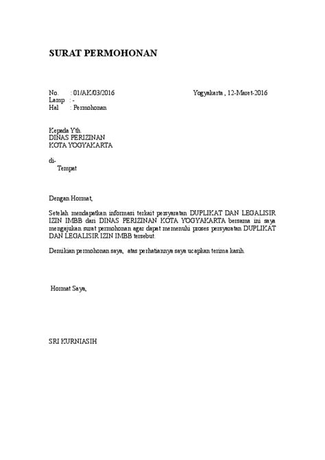 Contoh Surat Permohonan Legalisir 48 Koleksi Gambar
