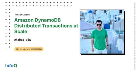 Infoq On Linkedin Amazondynamodb Lowlatency Infoq Transcript Aws Dynamodb Database