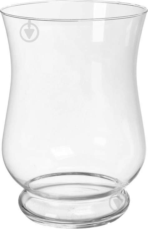 ᐉ Ваза стеклянная Теамо Рима 27 см прозрачная • Купить в Киеве Украине