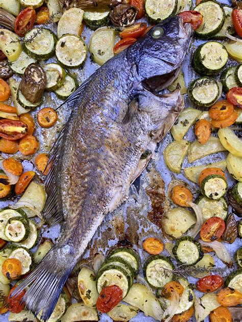 Pesce Al Forno Con Verdure Virginia Fabbri La Vongola Verace