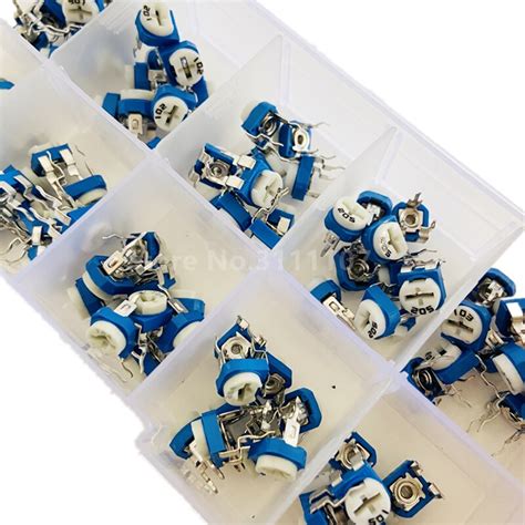 100pcs Box Rm065 Trimming Potentiometer Assortment Vicedeal