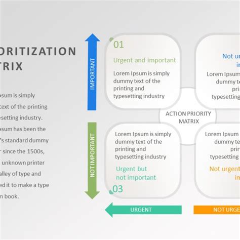Priority Matrix PowerPoint Template