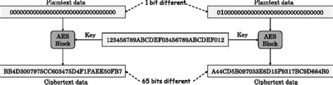 An Illustration Of Avalanche Effect In Encryption Download Scientific Diagram