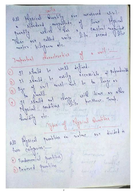 SOLUTION Units And Measurements For Class 11 Physics Studypool