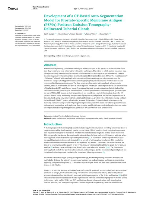 Pdf Development Of A Ct Based Auto Segmentation Model For Prostate
