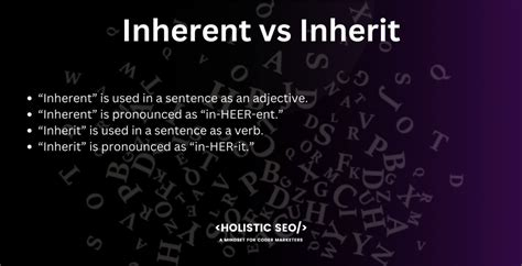 Inherent Vs Inherit Difference Between Them And How To Correctly Use