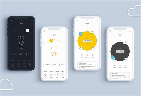 Weather App UI Design Behance
