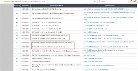 Guía de instalación de Administrador de Base de Datos MaxDB y SQL
