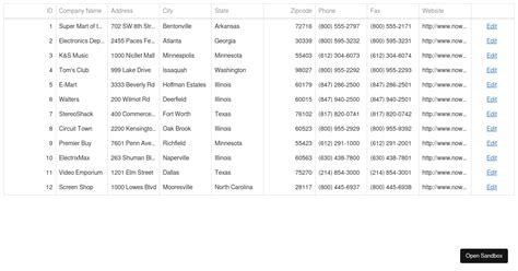 simple array devextreme data grid forked codesandbox