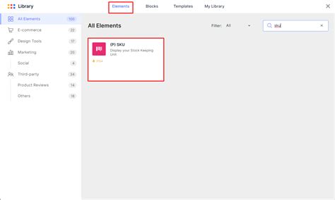 [v6] P Sku Element Help Center