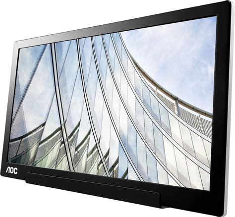 AOC I1601FWUX 15 6 USB C Powered Portable Monitor Extremely Slim Full HD 1920x1080 IPS