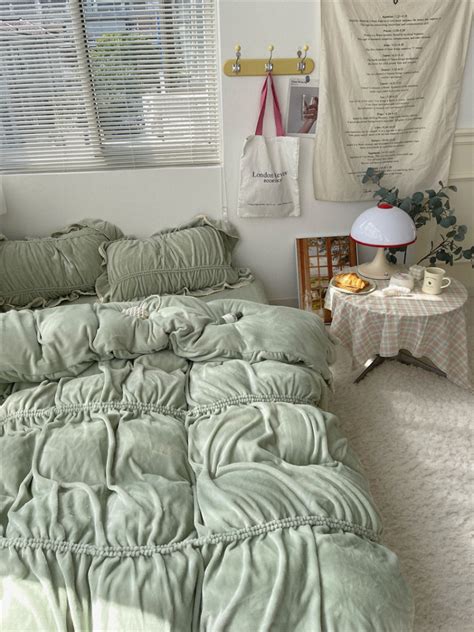 코지풀 코지풀 밀키 플리스 셔링 러플 이불커버 세트 가을 겨울 침구세트 위시버킷