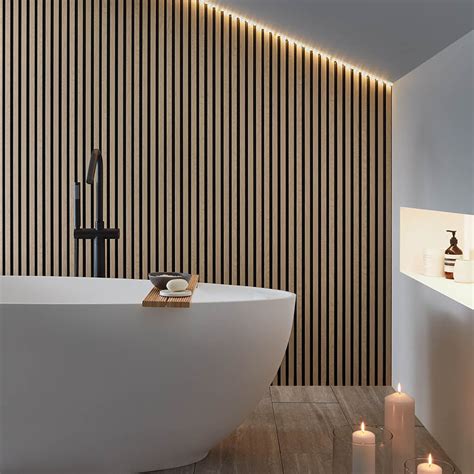 Waterproof Wall Panels And Slats Wood Effect Panels Naturewall