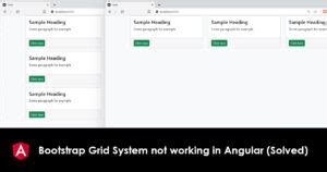 Bootstrap Grid System Not Working In Angular Solved Primeinspire