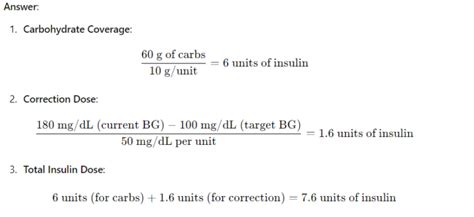 Insulin Dose Calculator Medicalculators