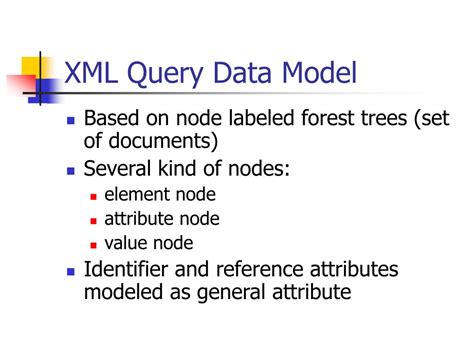 Ppt A Type System For A Semistructured And Xml Data Base Management