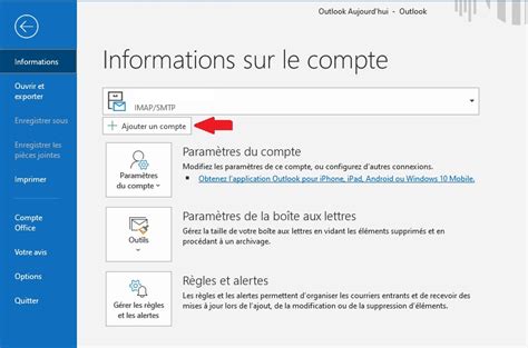 Configurer Votre Boite Mail Avec Outlook Sous Windows Base De Connaissances