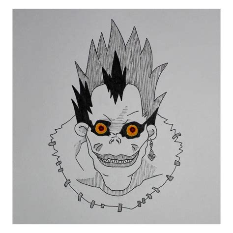 How To Draw Ryuk Easy At Tommy Brannan Blog