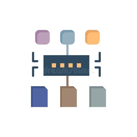 algorithm program user document flat color icon vector icon banner