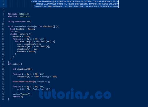 Funciones Turbo C Vector De Abscisas Tutorias Co