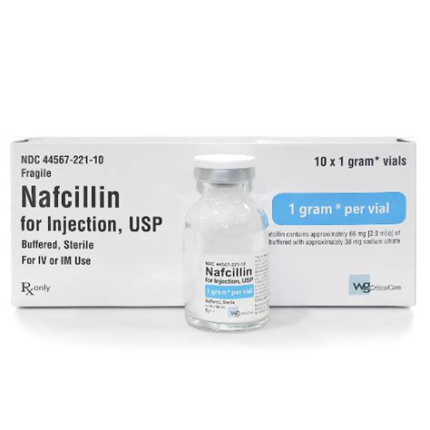 Nafcillin Sodium Antibacterial Drugs