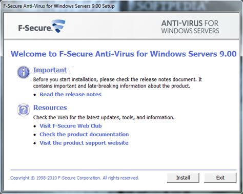 F Secure Anti Virus For Windows Servers Download Softpedia