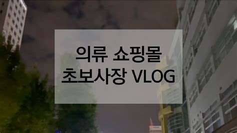 의류쇼핑몰 사장 도전기 Vlog ㅣ새벽시장ㅣ동대문사입 Youtube