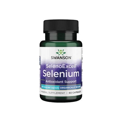 SWANSON SelenoExcell Selenium 200 мкг 60 капсули | Супер цена