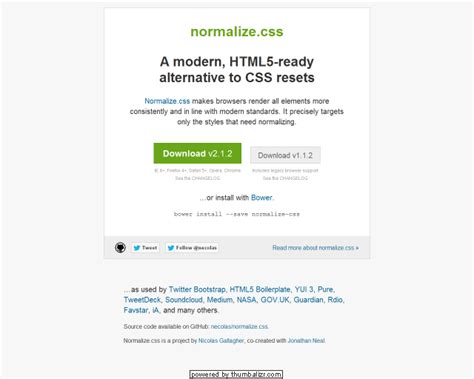 normalize css makes browsers render all elements more consistently and in line with modern