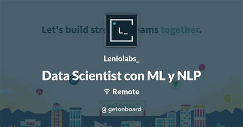 data scientist con ml y nlp at improving south america remote work