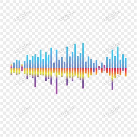 다채로운 오디오 파 Png 일러스트 무료 다운로드 Lovepik