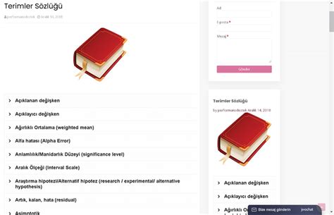 Dictionary Of Statistics Terms Download Scientific Diagram