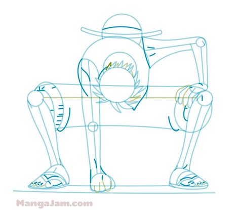 How To Draw Luffy Gear Second From One Piece MANGAJAM Com Luffy Gear 2 Luffy Luffy Gear 1