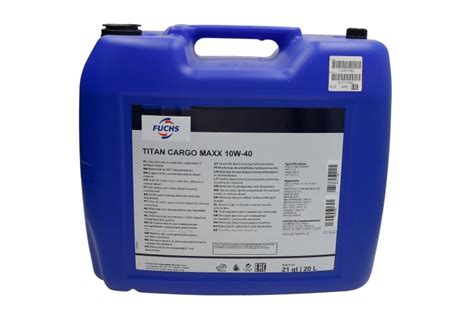 Olej Silnikowy Titan 20l Sae 10w40 Api Cj 4 Acea E4 E6 E7 E9