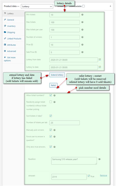WooCommerce Lottery Lucky Draw Contests Giveaways Raffles And Sell Tickets In WordPress
