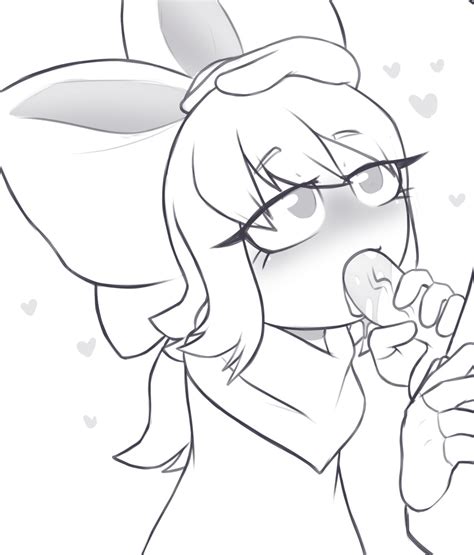 Rule 34 1boy 1girls Bandana Bandana On Neck Black And White Blowjob