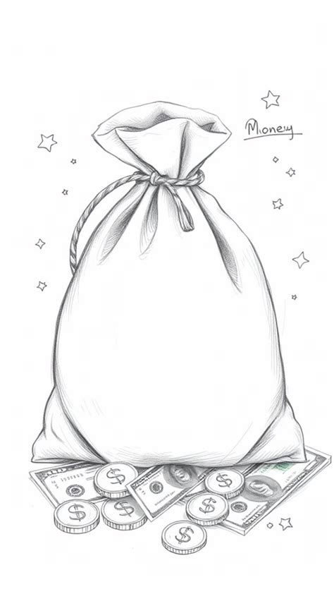 12 Creative Money Bag Drawing Ideas To Inspire Your Art