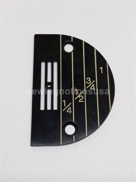 52033 Needle Plate Small Needle Hole Japan Single Needle Drop Feed