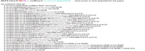 Spring Boot Admin Has Been Running Error Ioexception Broken Pipe · Issue 809
