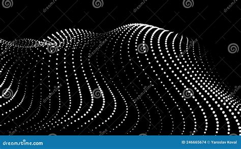 Math Flow Template For Presentation Light Emitting Lines Highlighting