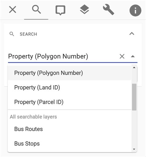 Configuring Searches Pozi Web GIS Online Map