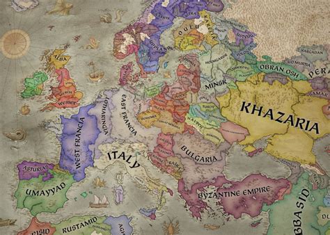 Europe 867 Poster By Crusaider Kings Iii Displate