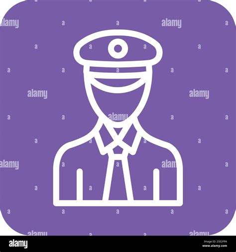 Pilot Vector Icon Design Illustration Stock Vector Image And Art Alamy